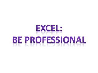 Excel for QA - must know | PPTX | Computer Software and Applications | Computing