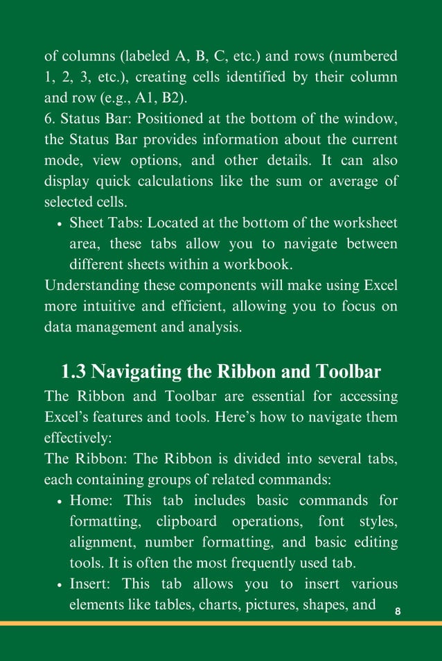 Excel for Beginners and Beyond Introduction to Excel | PDF