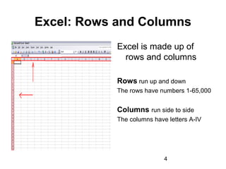 Excel for beginners class 1 | PPT | Computing | Technology & Computing