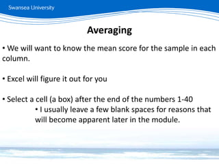 Excel formulae | PPTX