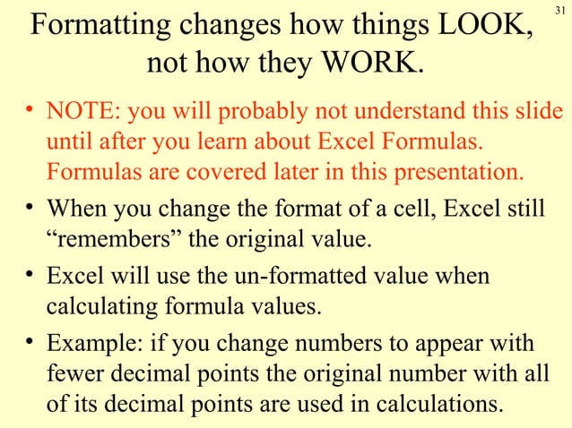 Excel formulas tf-jul1605 | PPT | Computing | Technology & Computing