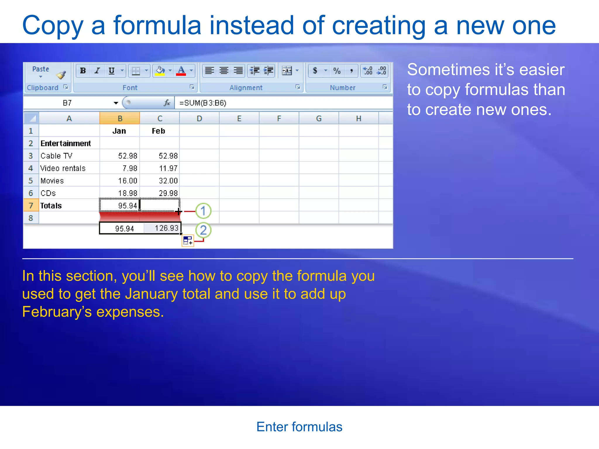 Excel formulas with-example-narration | PPTX