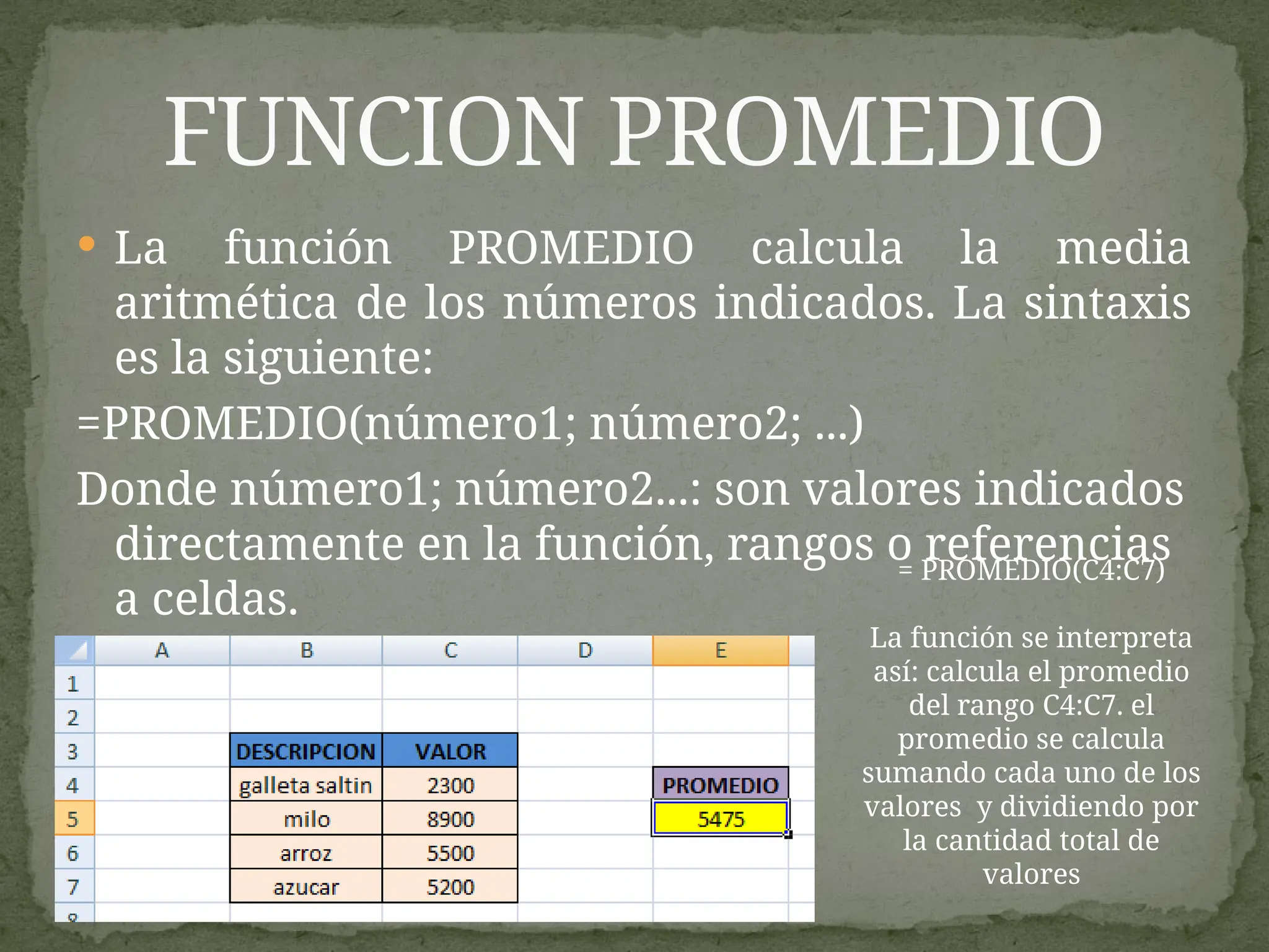 Formulas y funciones en Excel, tipos de referencias | PPTX