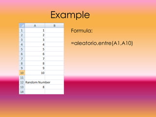 Excel functions | PPT