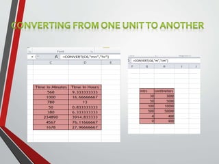 Excel functions | PPT