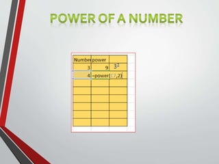 Excel functions | PPT