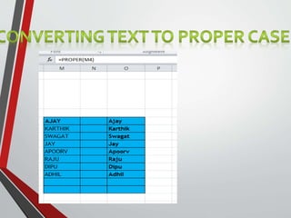 Excel functions | PPT