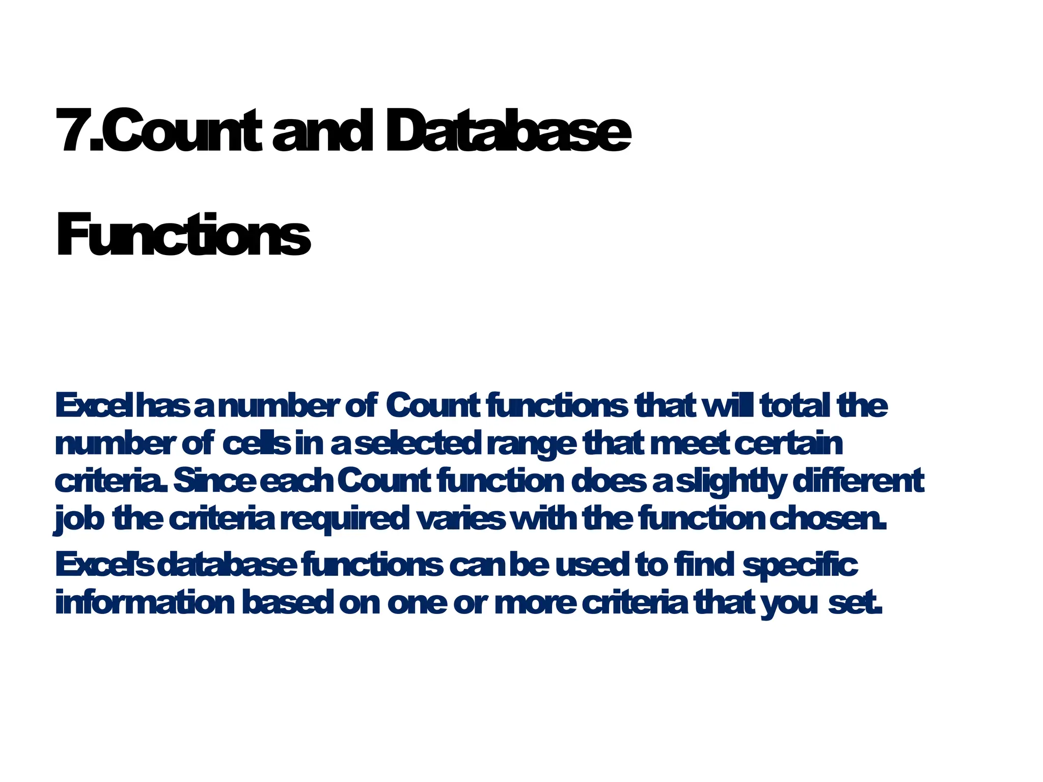 Useful Excel Functions And Formula Used Everywherepptx 
