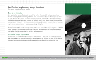 Excel functionssimplymeasured | PPT
