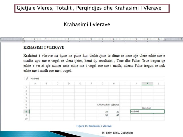Microsoft Office Excel , Funksionet (Sum,Sumif,Sumifs),Operacionet ...