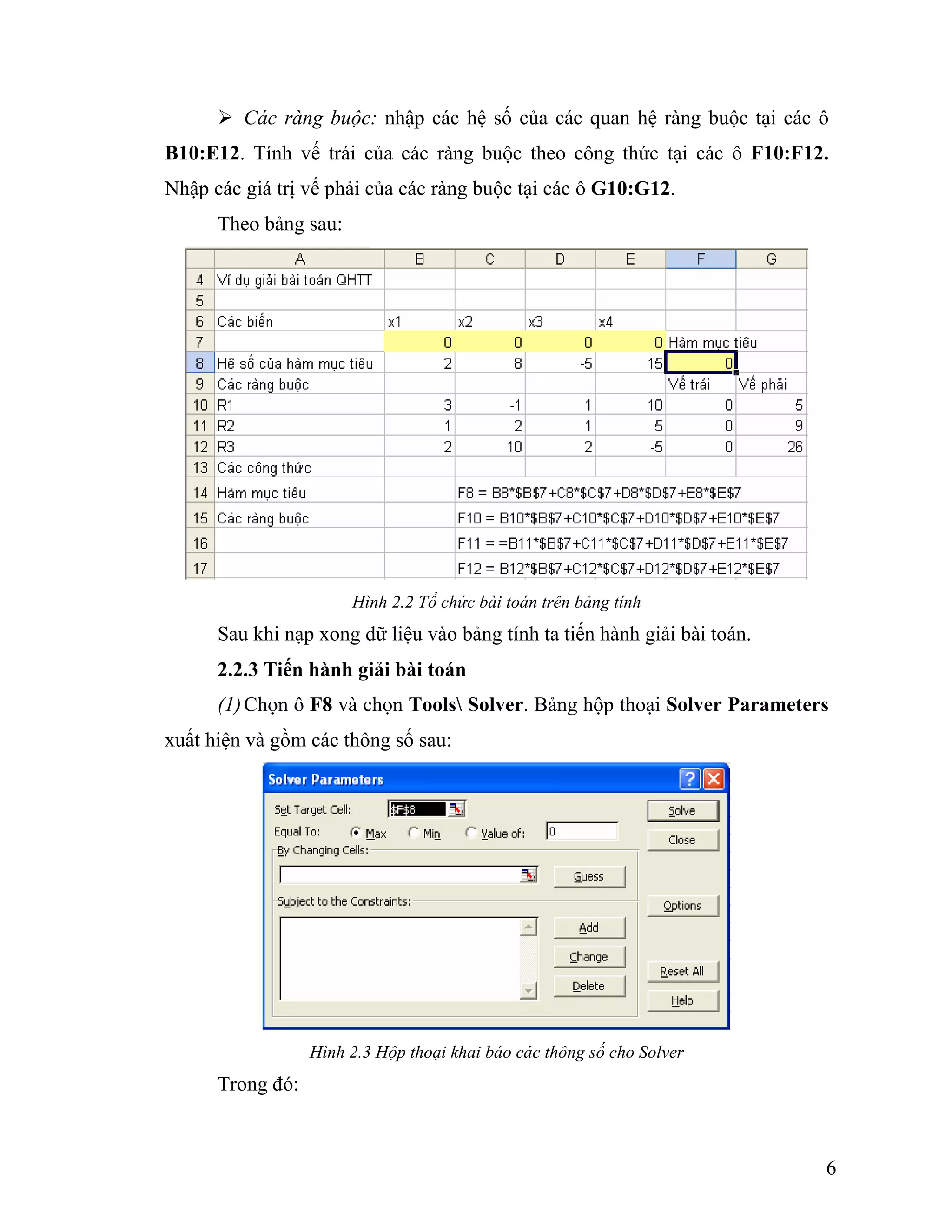 Excel giai bai toan qhtt | PDF