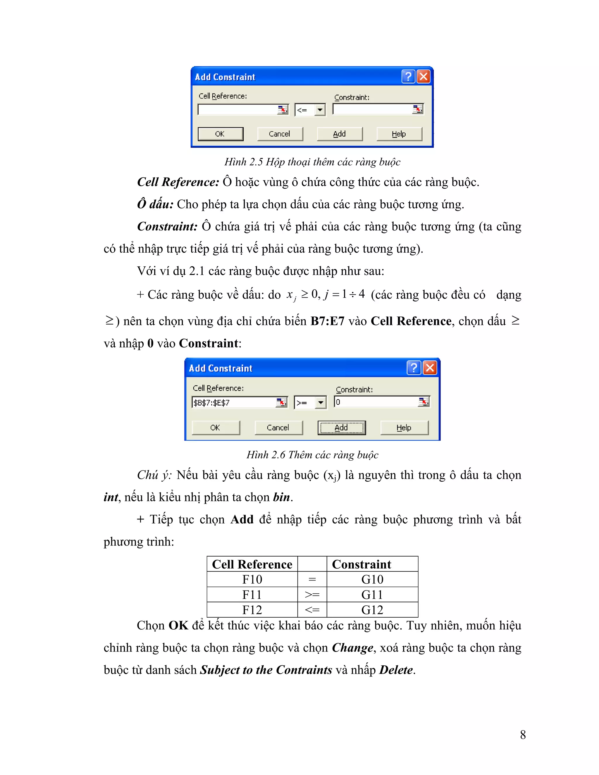 Excel giai bai toan qhtt | PDF