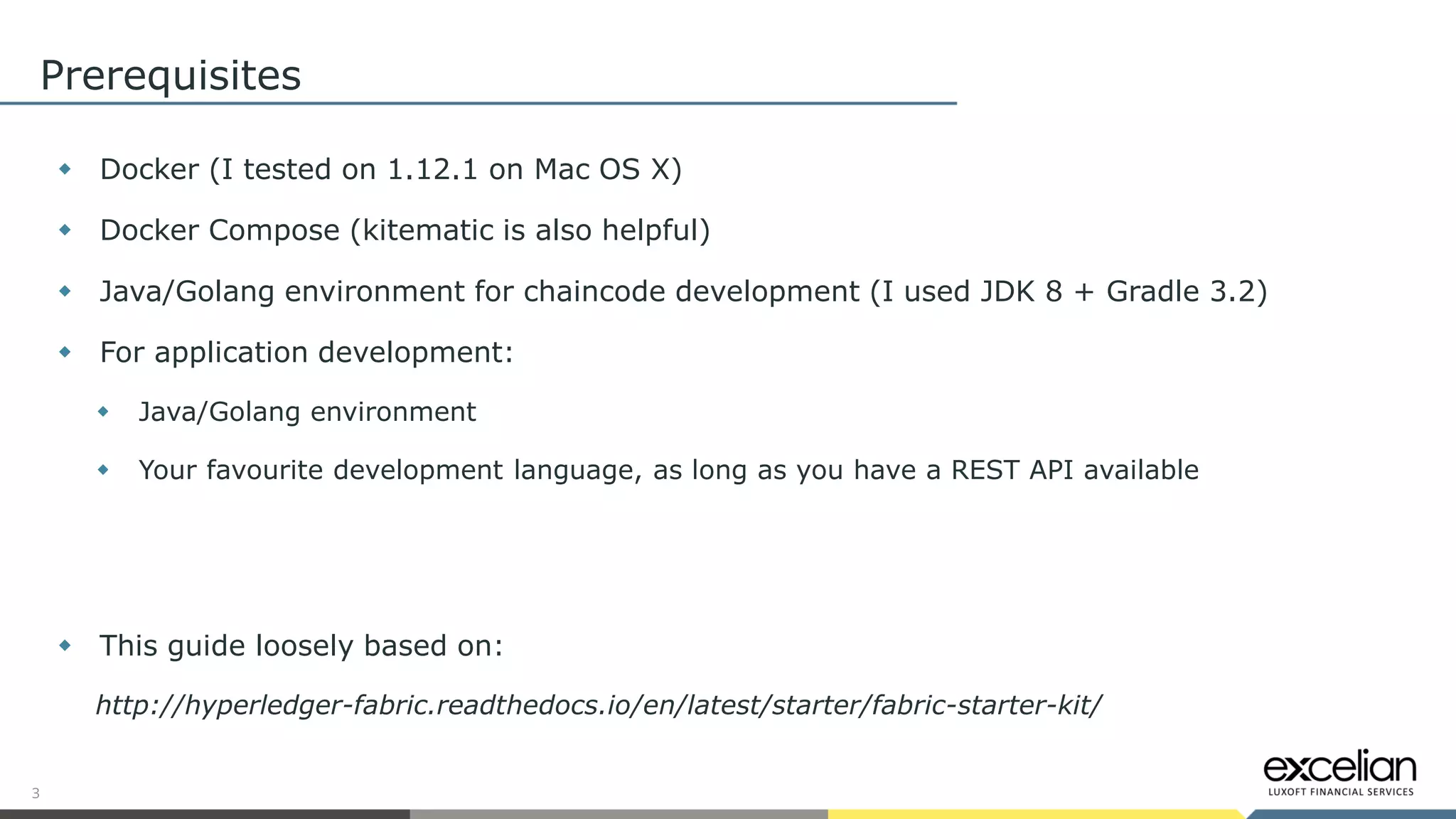 Excelian hyperledger walkthrough-feb17 | PDF | Operating Systems ...