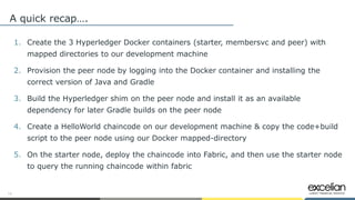 Excelian hyperledger walkthrough-feb17 | PDF | Operating Systems | Computer Software and ...