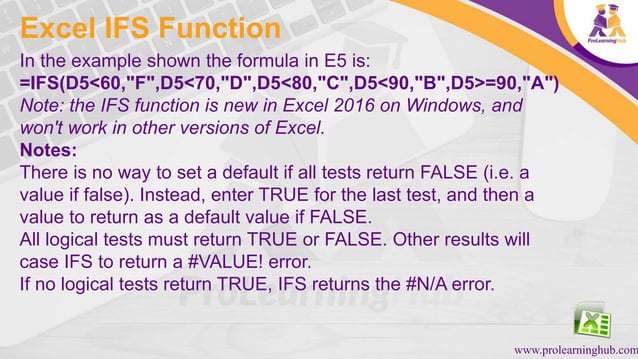 Excel IF, IFs.ppt