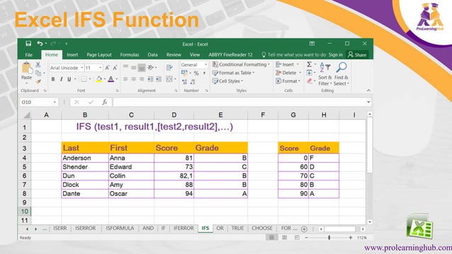 Excel IF, IFs.ppt