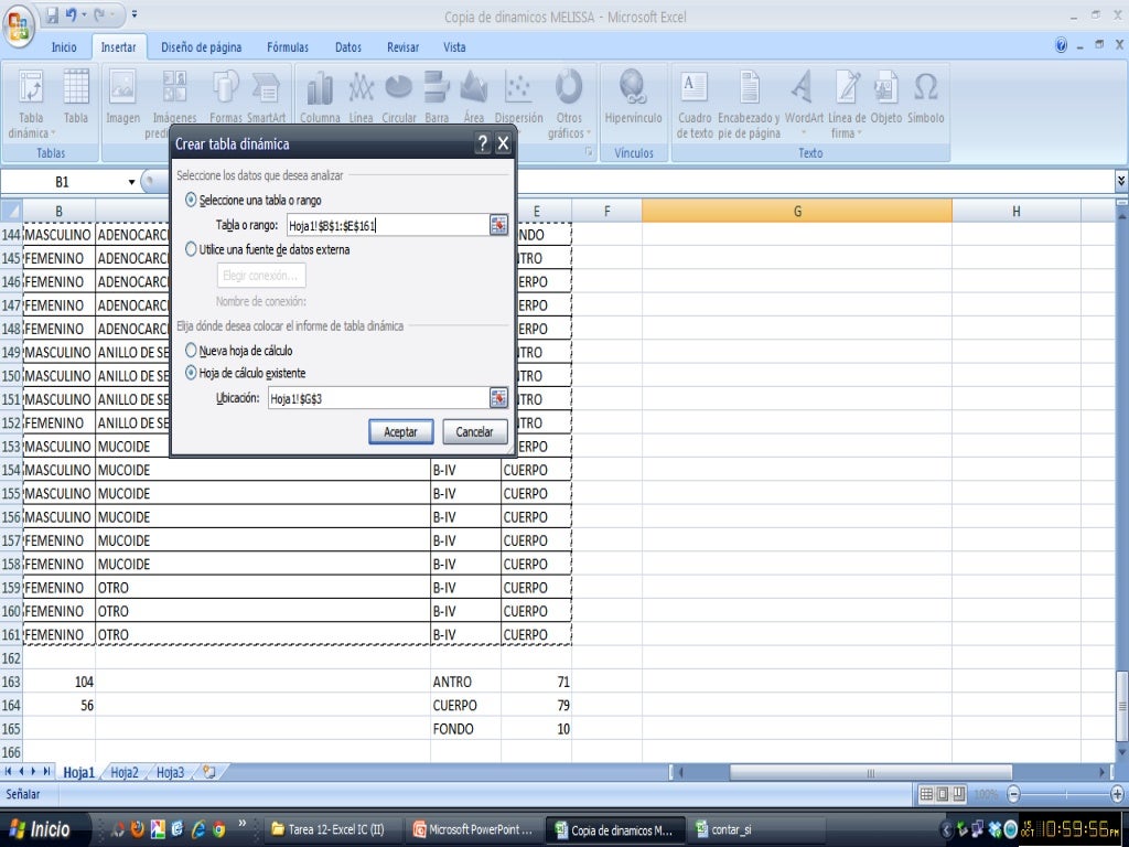Excel ii para la investigación
