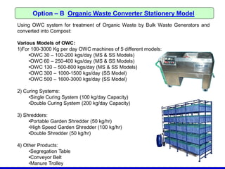 Waste Composting Techniques - organic waste convertor model | PPT