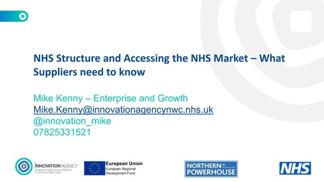 Excel in Health: Understanding the NHS Landscape | PPT