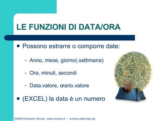 Informatica - Excel Intermedio | PPT