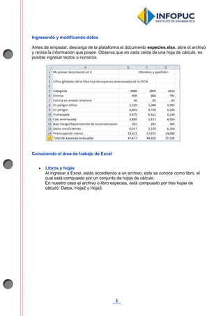 Excel - Fichas de Aprendizaje 2014 | PDF