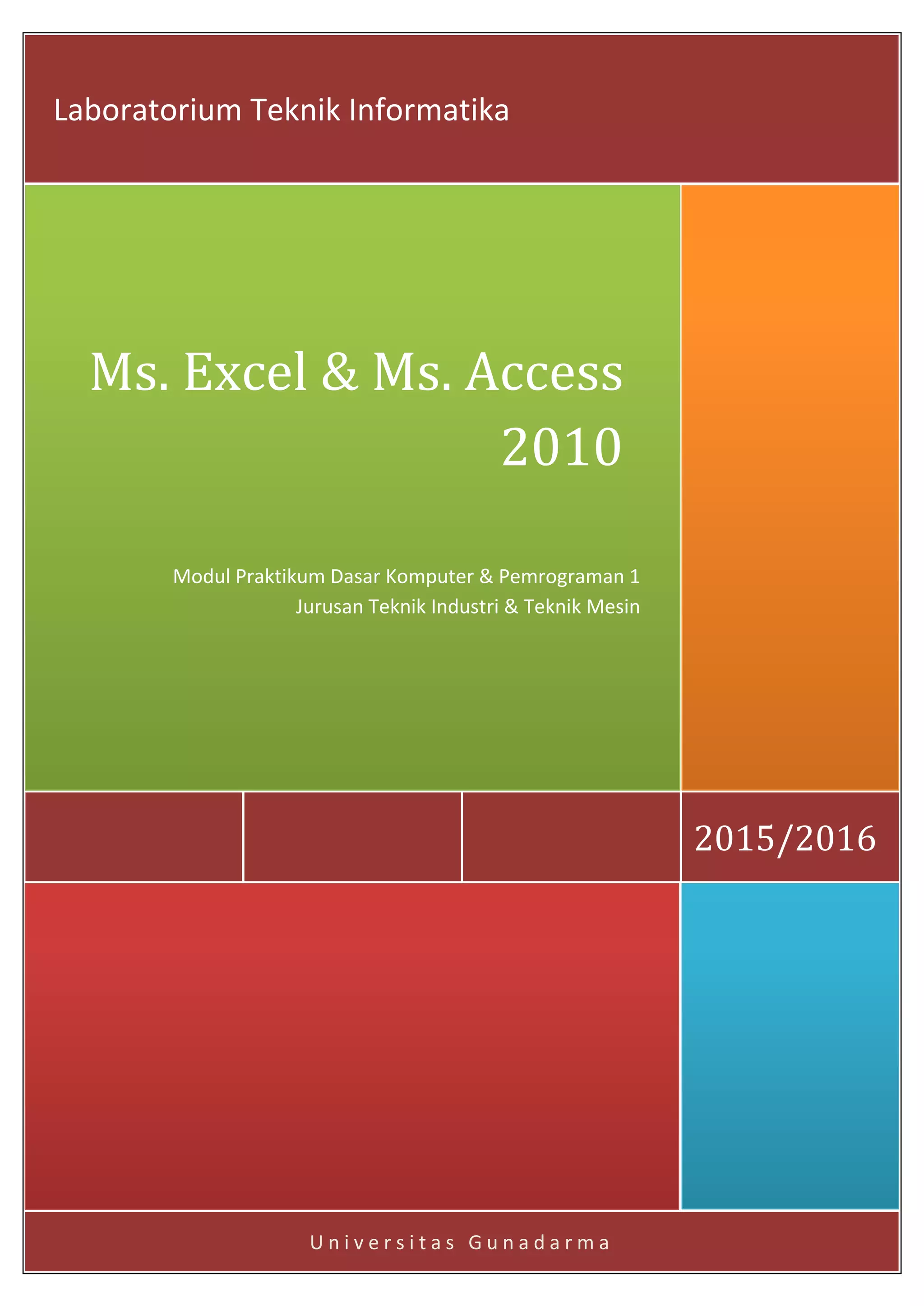 Excell dan access | PDF