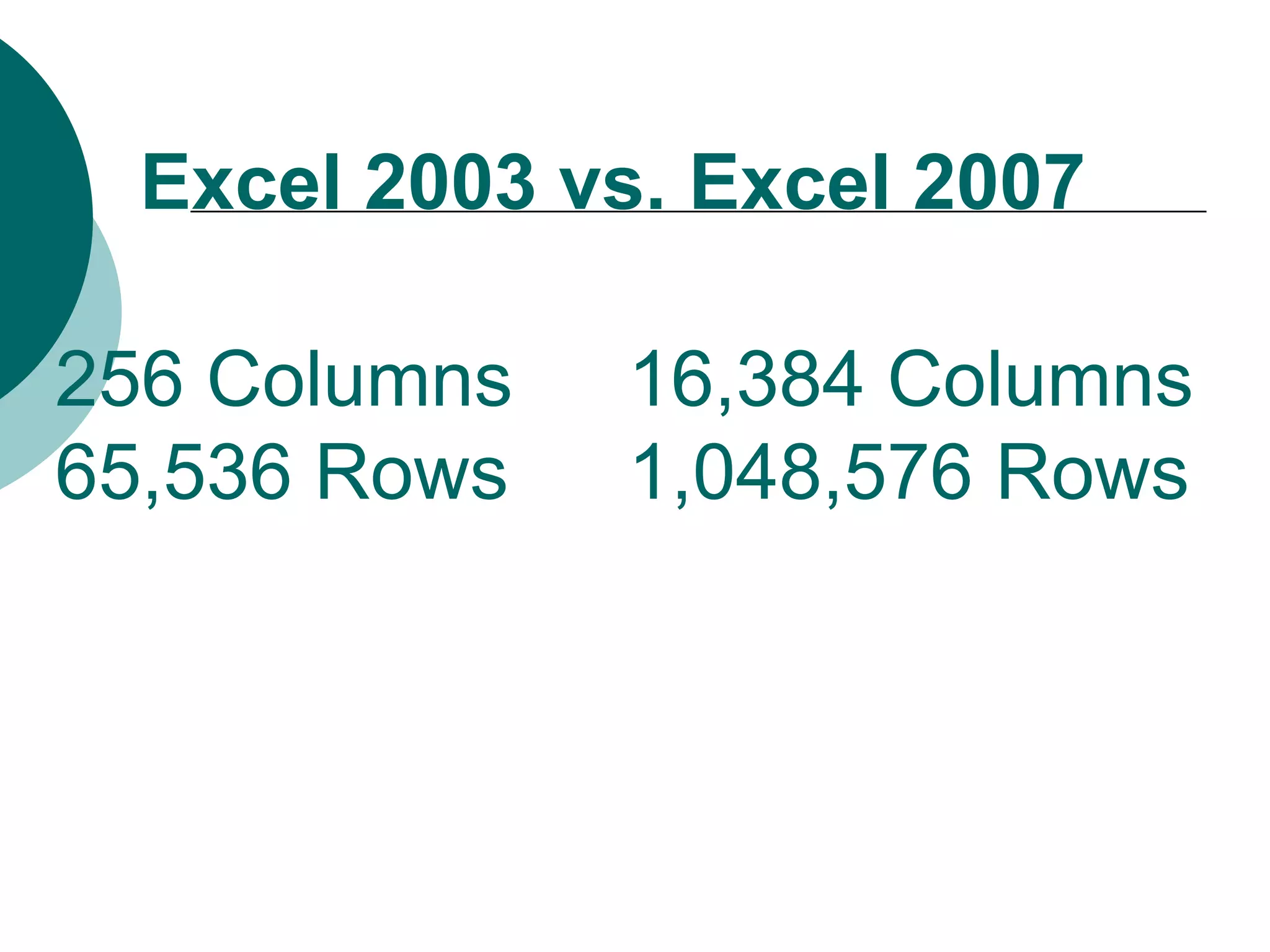 Excel Lecture Notes.ppt Excel Lecture Notes.ppt