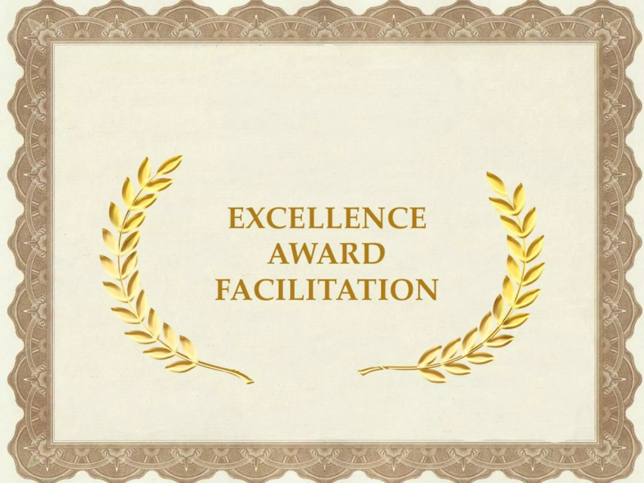 Excellence Award Facilitation in Dubai | PPT