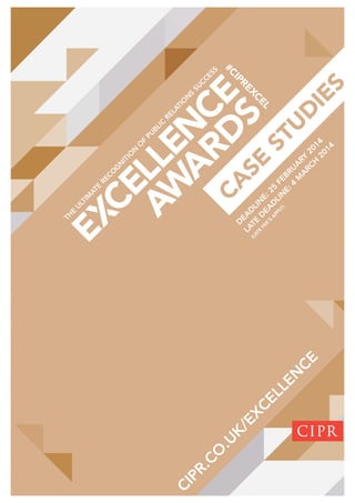 CIPR Excellence Awards case studies | PDF