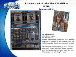 Excellence execution tier winners -final | PPTX
