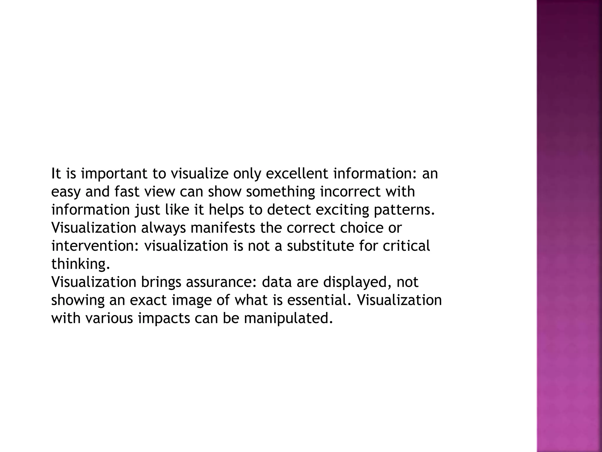 Excellencein visualization | PPT