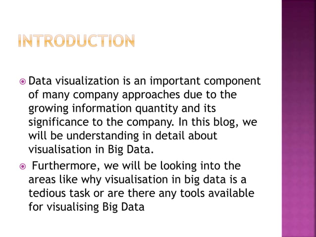 Excellencein visualization | PPT