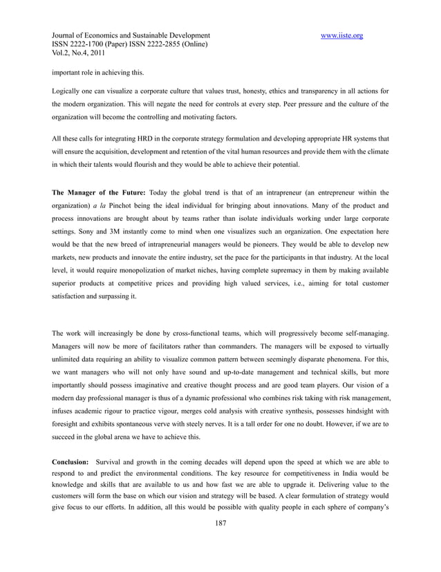 Excellence sustainability and the bottom of pyramid paradigm | PDF