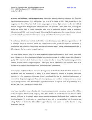 Excellence sustainability and the bottom of pyramid paradigm | PDF