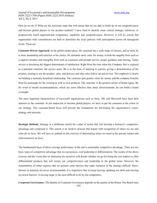 Excellence sustainability and the bottom of pyramid paradigm | PDF