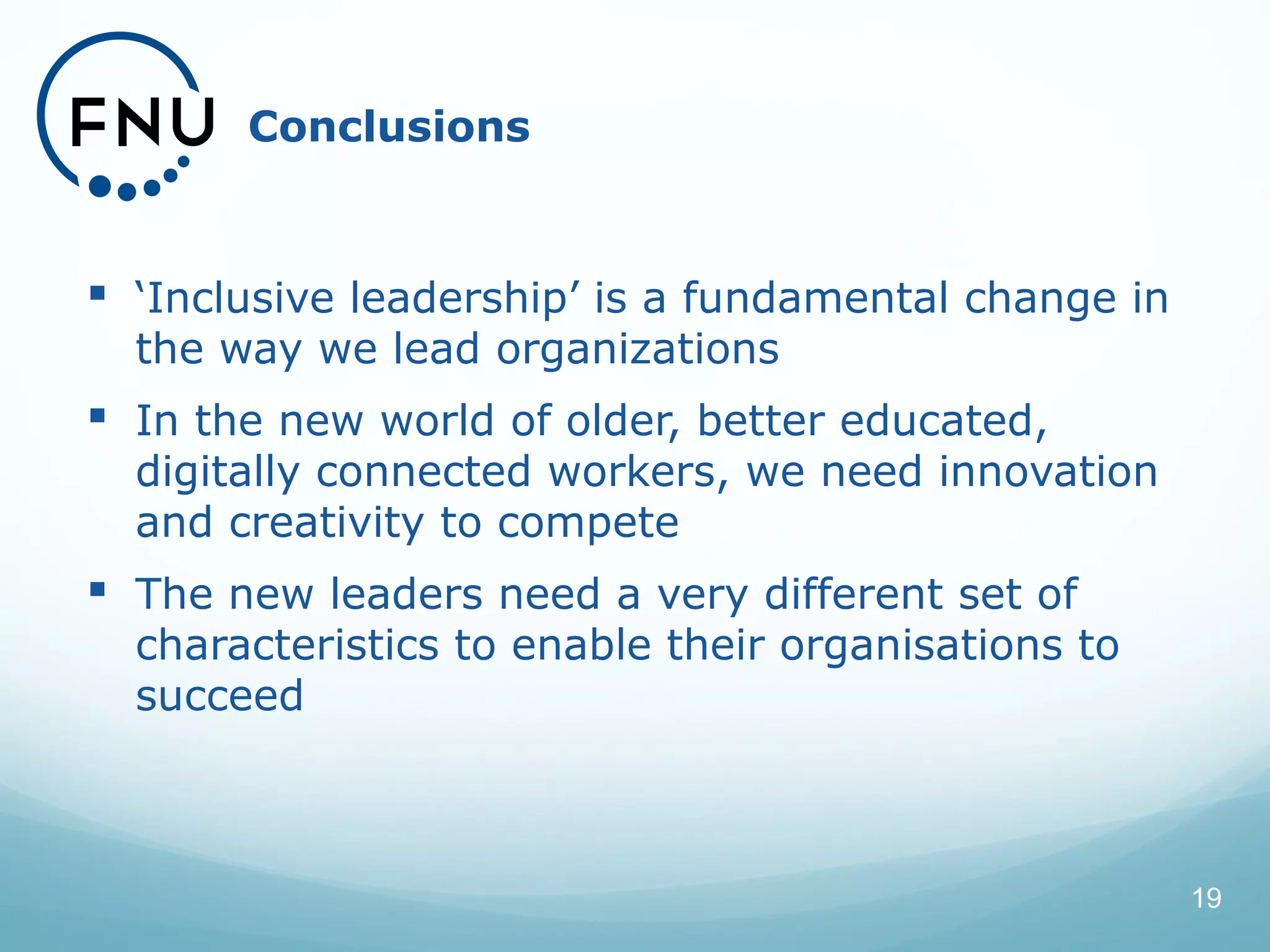 Excellence through inclusive leadership | PPT