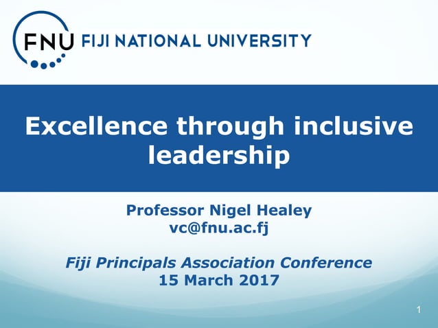 Excellence through inclusive leadership | PPT