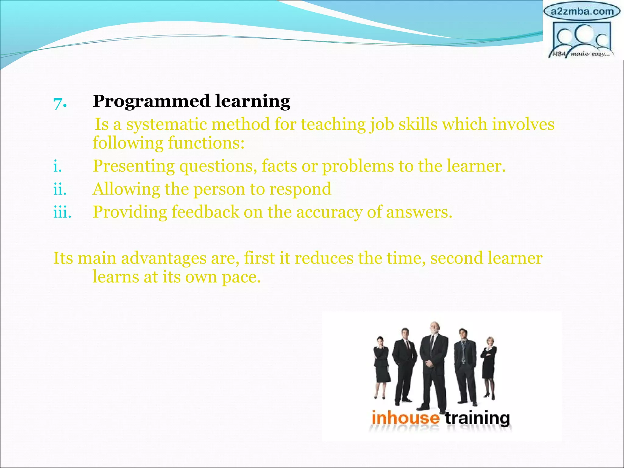 Developing People | PPT | Human Resources | Business