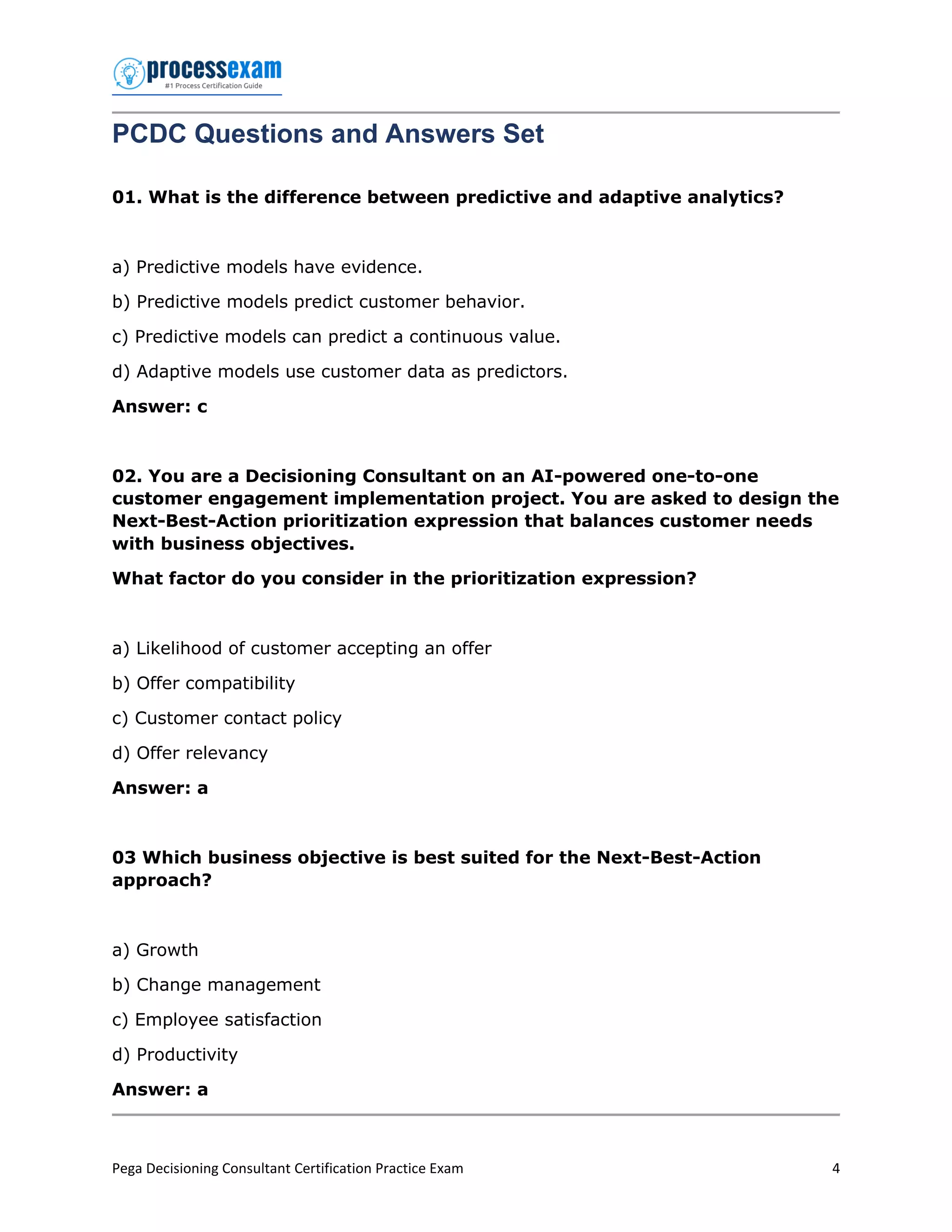 Excellent Learning Guide on Pega Decisioning Consultant (PCDC ...