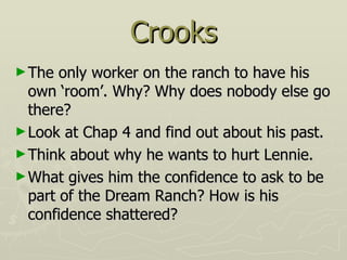 Of Mice and Men Revision Key Points | PPT