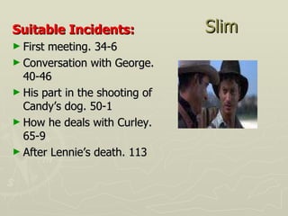 Slim Of Mice And Men