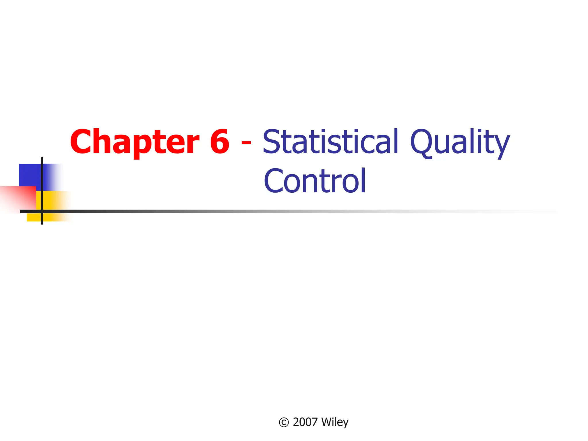 Statirstical Process Control in manufacturing | PPT