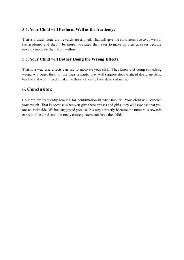 Excellent Tips To Teach Kids About Rewards and Consequences | PDF