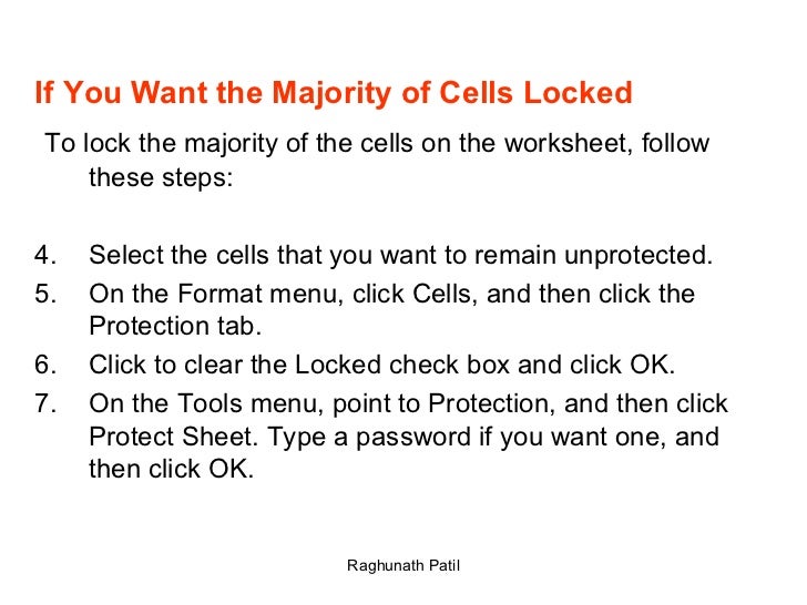 Excel Lesson 1 5389