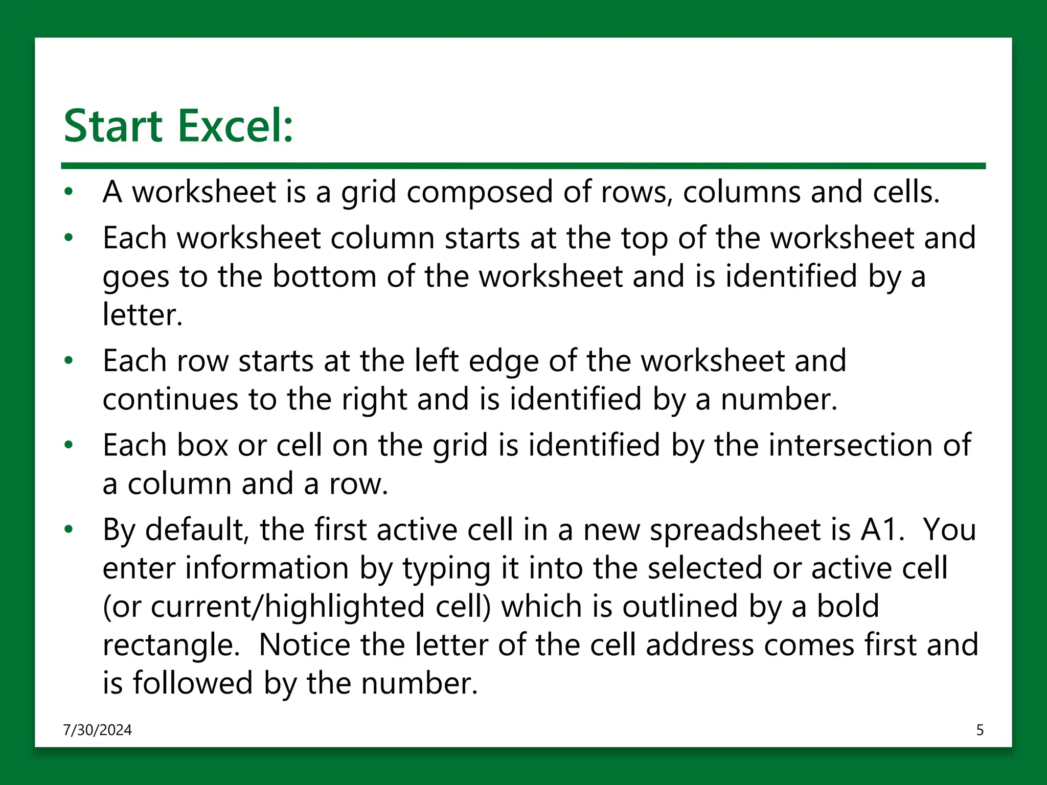 Excel Lesson 1 ppt for guided notes.pptx