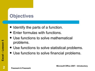 Excel lesson 5 | PPT