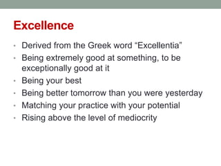 Excelling as a student | PPTX