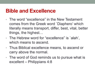 Excelling as a student | PPT