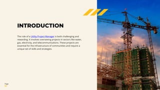 Excelling as a Utility Project Manager PPT.pptx | Civil Engineering ...