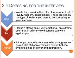 Excelling interview skills | PPT